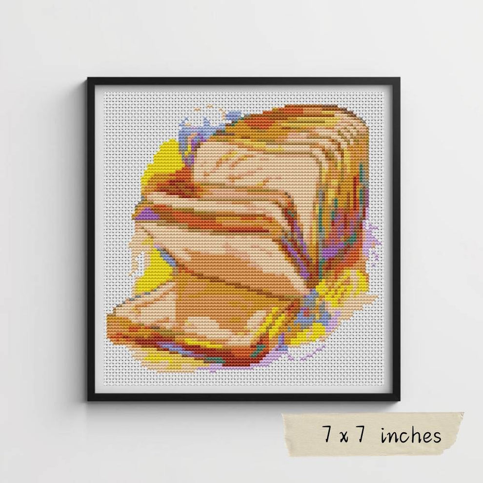 Fresh Bread Petite Cross Stitch Pattern | Easy Kitchen Art